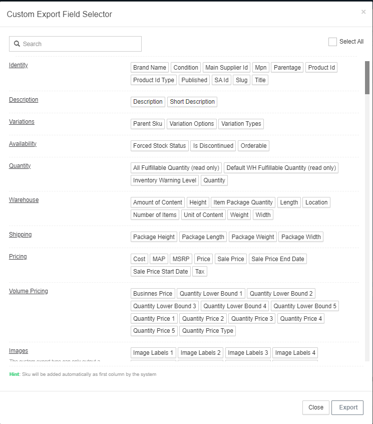 Custom Data Export Tool Storeautomator