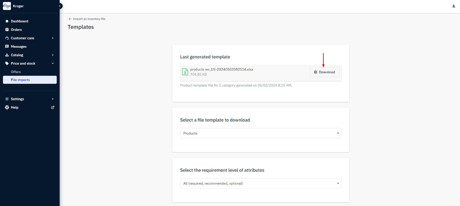 How To Download And Create Kroger Product Data Templates On Storeautomator Storeautomator